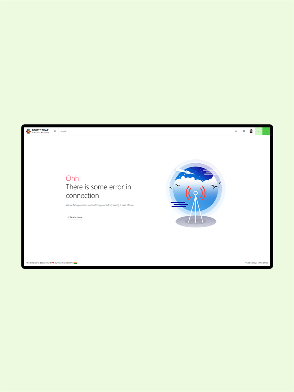 Boothelp Admin Dashboard HTML template - Maxartkiller