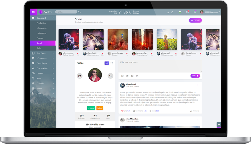 Gotri Admin Dashboard Html Template Bootstrap Angular Maxartkiller