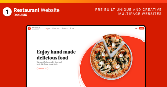 Free restaurant website bootstrap HTML responsive - Maxartkiller