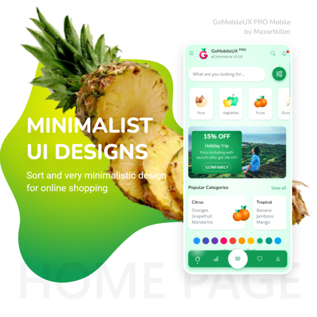 gomobileux pro mobile html template bootstrap 5 app kit ui html