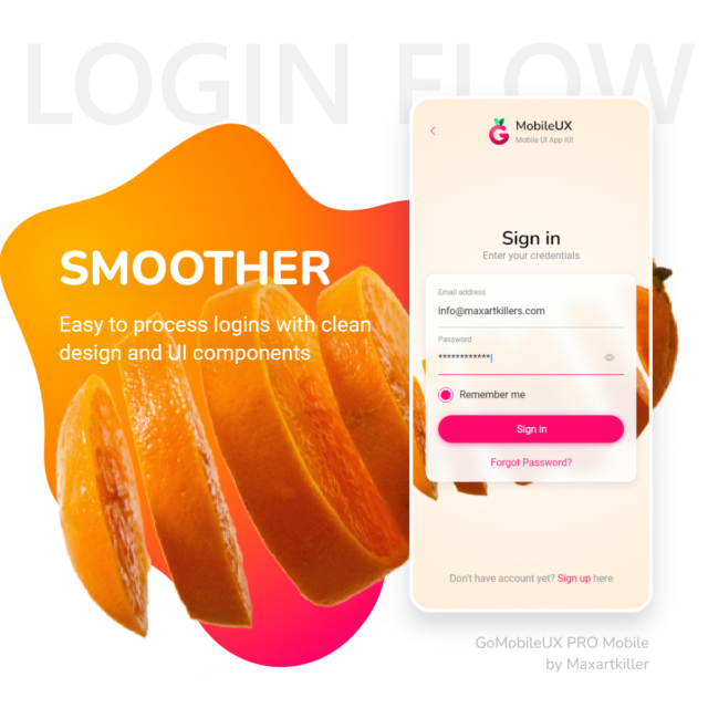gomobileux pro mobile html template bootstrap 5 app kit ui html